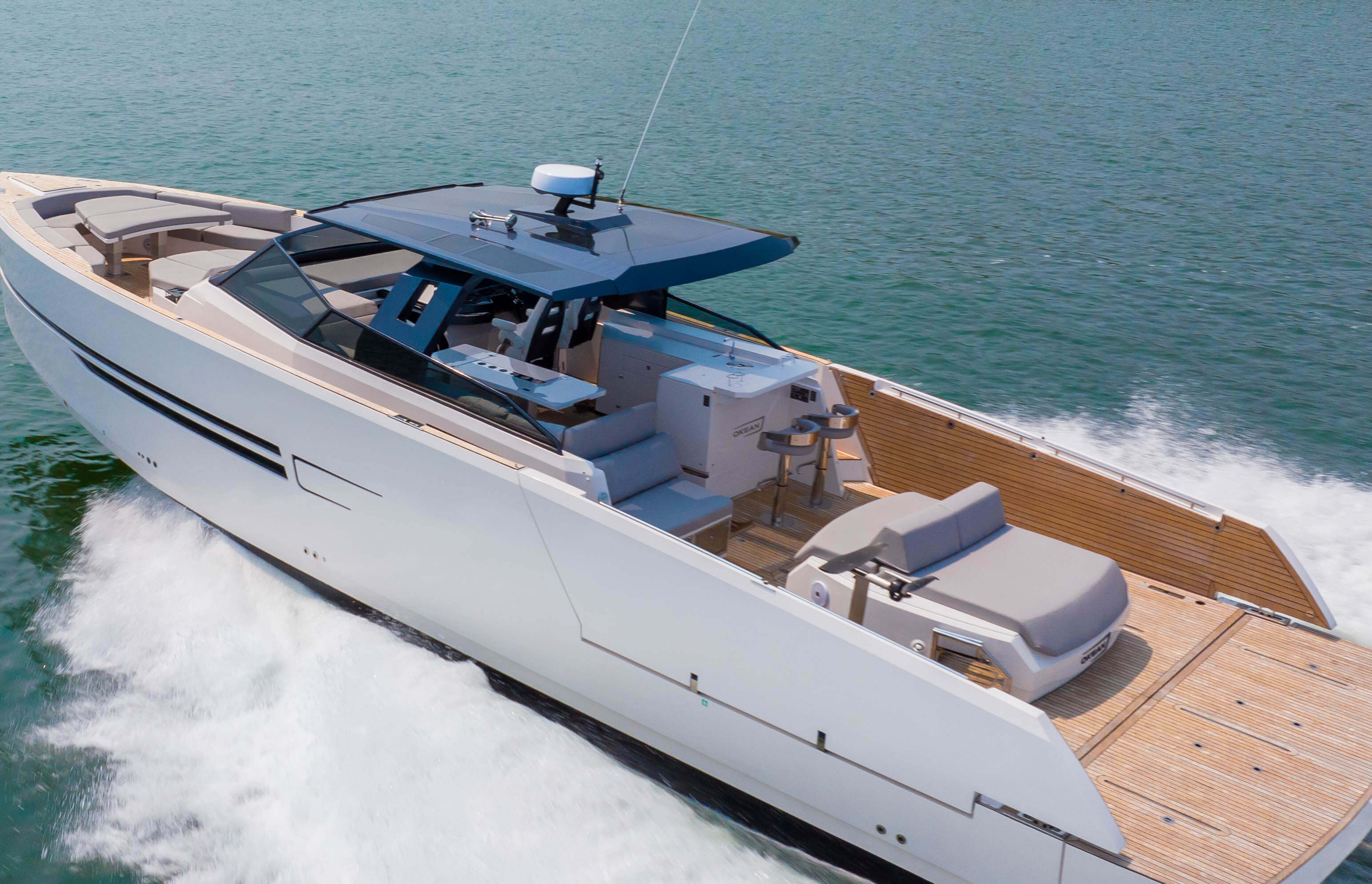 57' 2023 Okean | Ultimate Yacht with Hydraulic Balconies & 2 SeaBobs