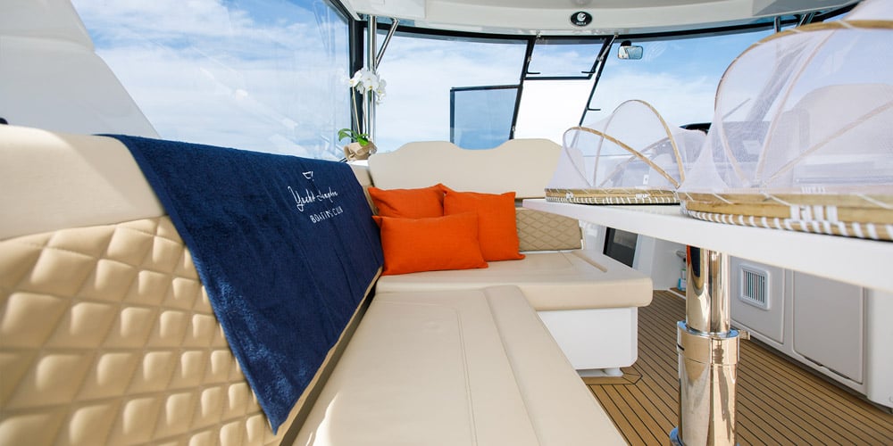 36' 2023 Aquila | Luxury Catamaran with 3 Sun Pads & A Shaded Cockpit